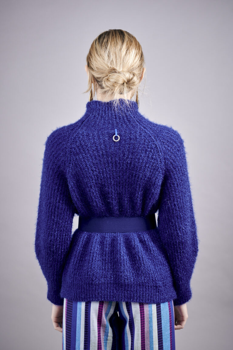 Maglia bluette in tricot effetto “mohair”. - Save The Queen! Maglia bluette in tricot effetto “mohair”. - Save The Queen!