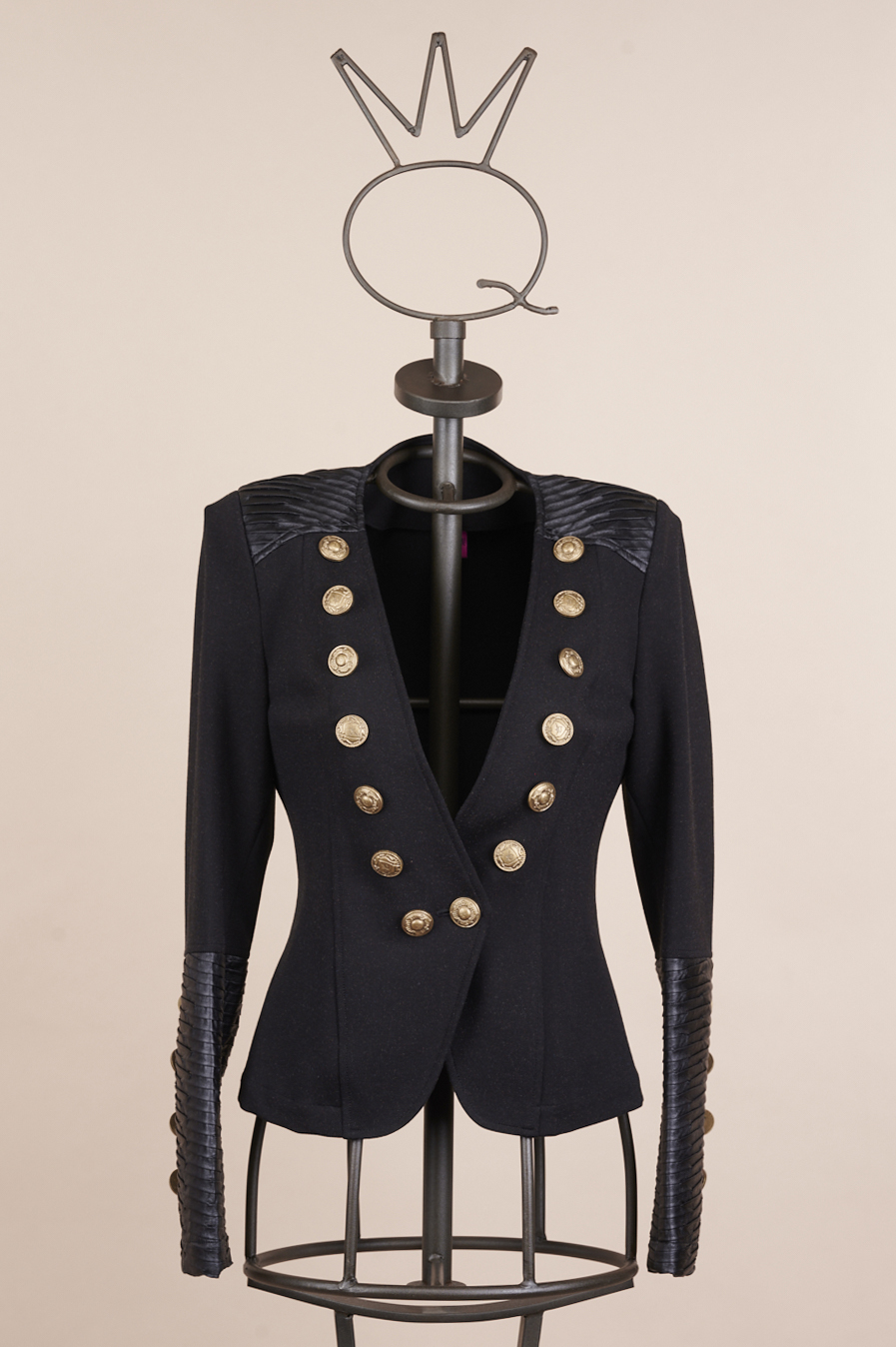 Black fitted jacket - Save The Queen!