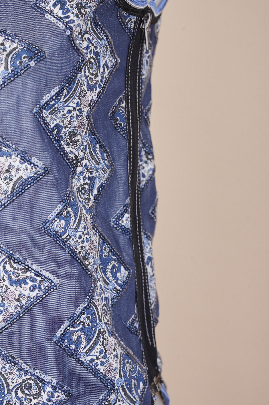 Embroidered denim top - Save The Queen!